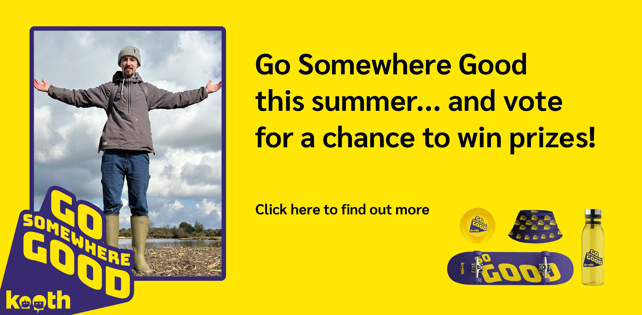 Go somewhere good this summer and vote for a chance to win prizes ...